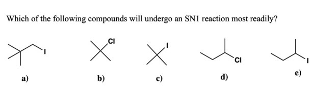 Solved What type of intermediate is present in the SN1 | Chegg.com
