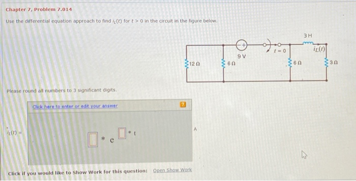 Solved Chapter 7, Problem 7.014 Use the differential | Chegg.com