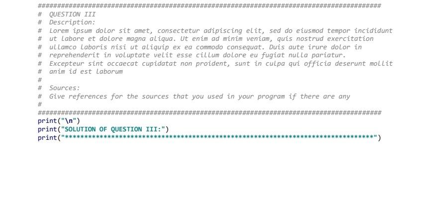 Solved QUESTION III: In this question, you are going to | Chegg.com
