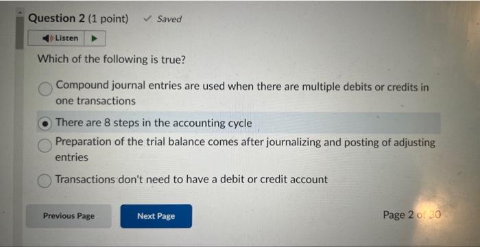 Solved Which of the following is true? Compound journal | Chegg.com