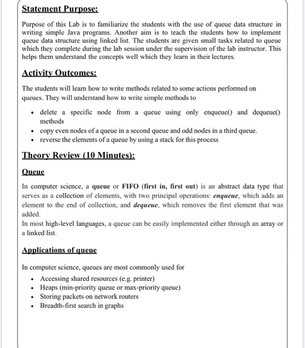 Solved Statement Purpose: Purpose of this Lab is to | Chegg.com