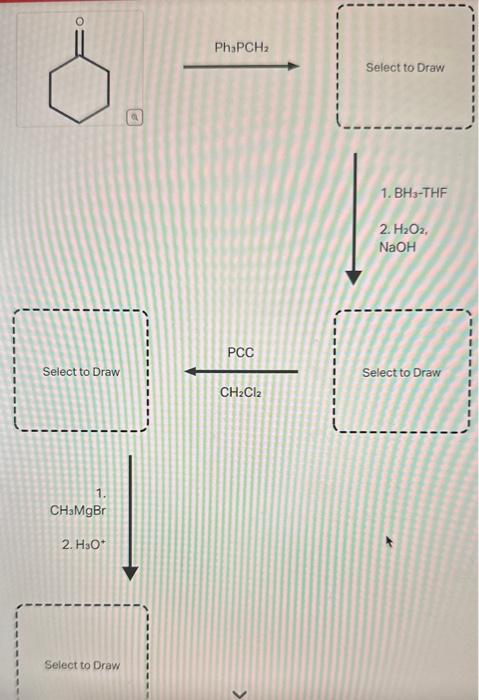 Solved draw the missing organic structures or select the | Chegg.com