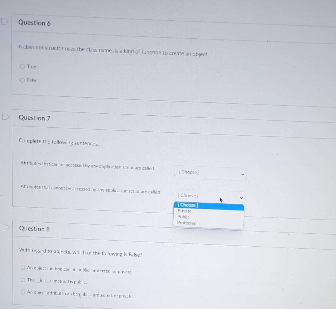 Solved A class constructor uses the class name as a kind of | Chegg.com