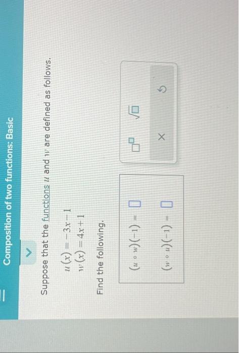 Composition Of Two Functions Basic Suppose That The