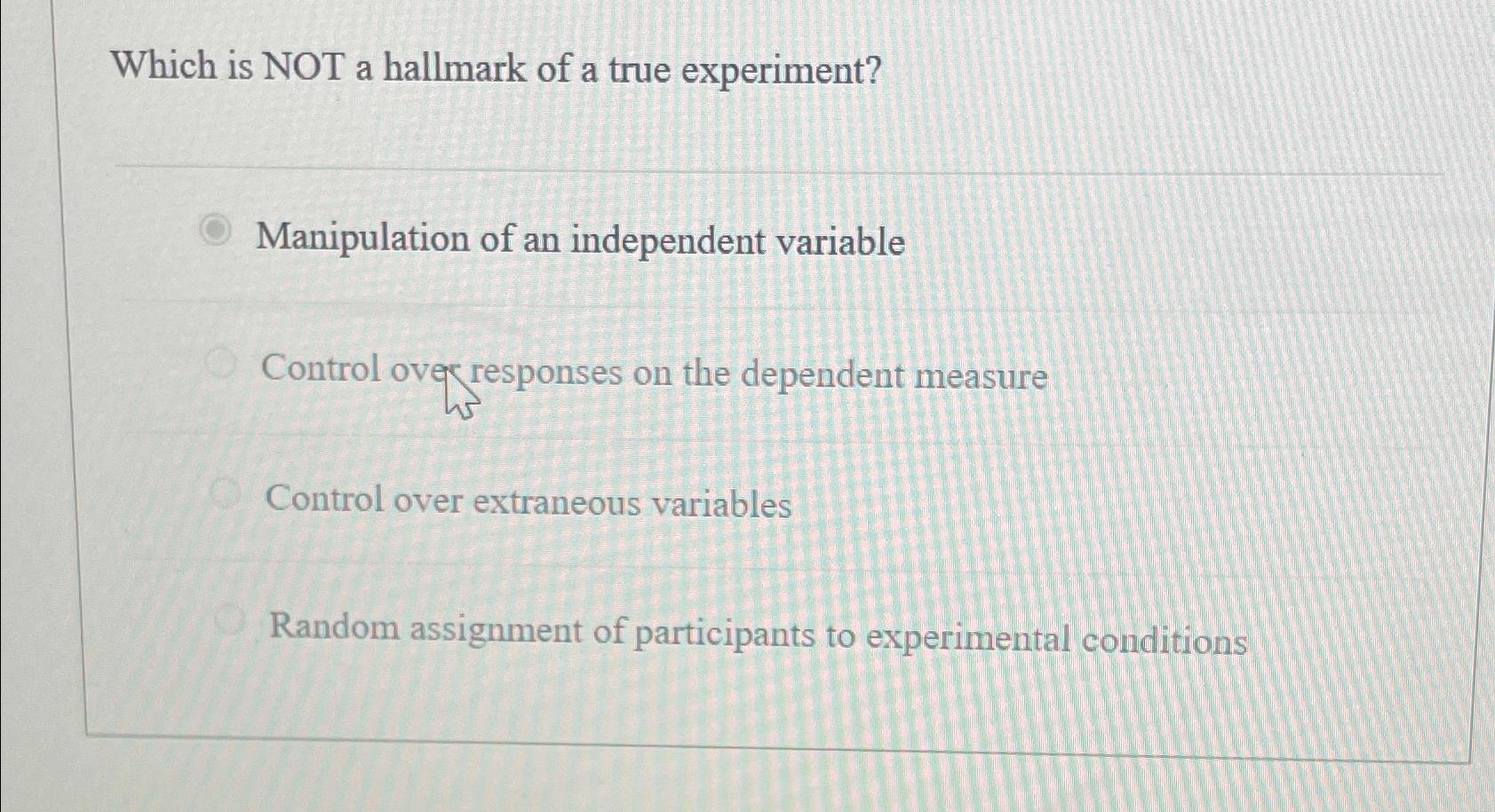 Solved Which is NOT a hallmark of a true | Chegg.com