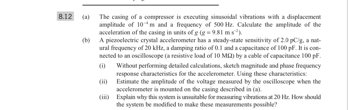 Solved 8.12 (a) ﻿The casing of a compressor is executing | Chegg.com