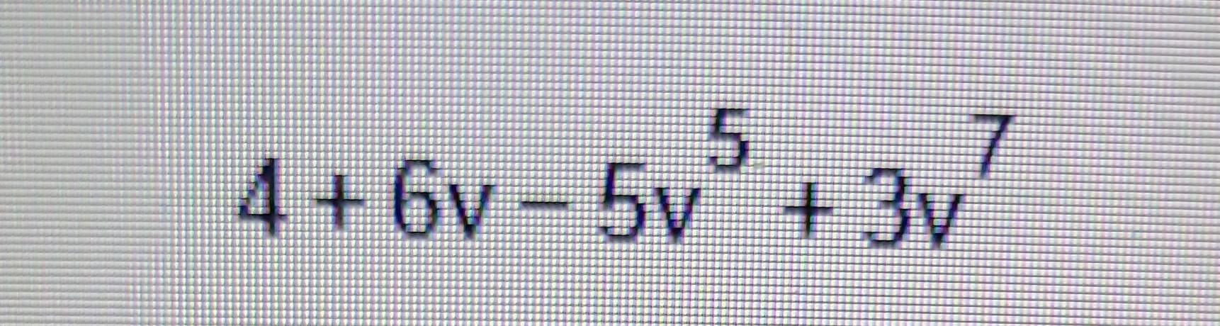 Solved write polynomial in standard form. then find its | Chegg.com