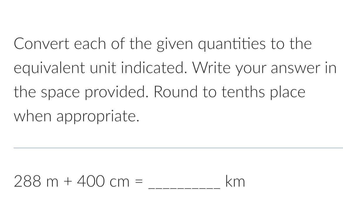 Solved Convert each of the given quantities to the | Chegg.com