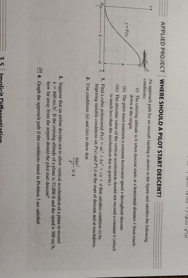 Solved 19 LY + APPLIED PROJECT WHERE SHOULD A PILOT START | Chegg.com