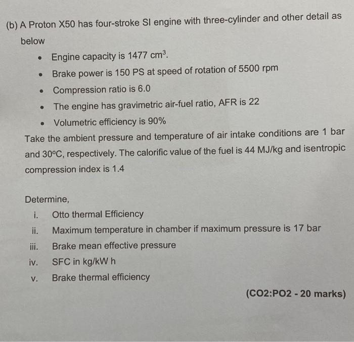 Solved b) Calculate the discharge temperature, discharge | Chegg.com