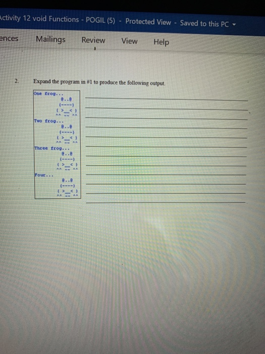 Solved Python Activity 12 Void Functions Pogil 5
