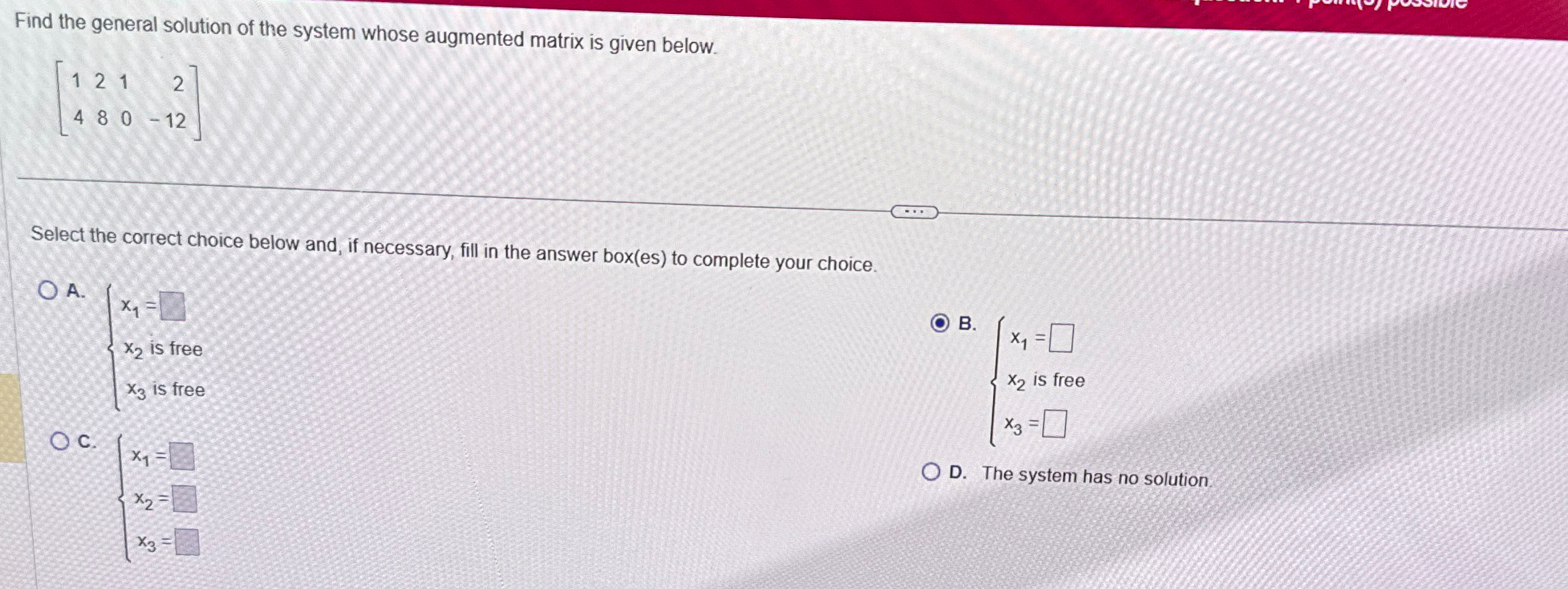 Solved Find the general solution of the system whose | Chegg.com