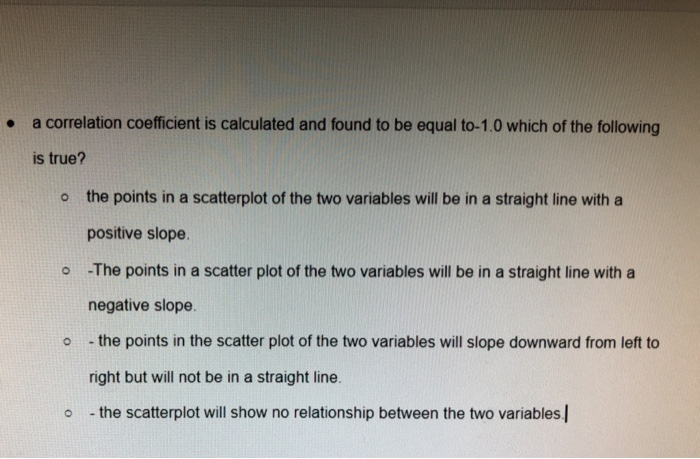 Solved . a correlation coefficient is calculated and found | Chegg.com