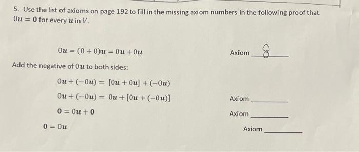 Solved A vector space is a nonempty set V of objects, called | Chegg.com