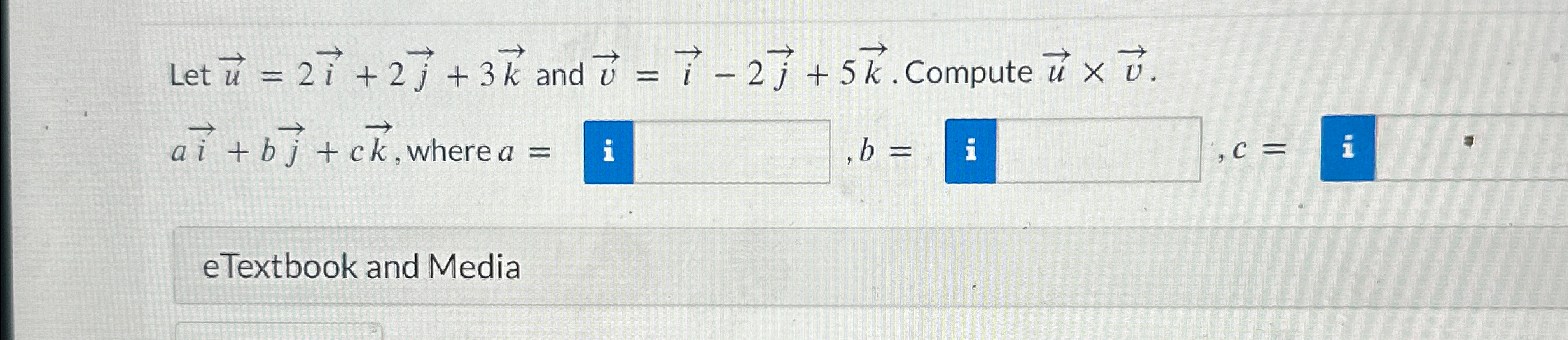 Solved Let vec(u)=2vec(i)+2vec(j)+3vec(k) ﻿and | Chegg.com