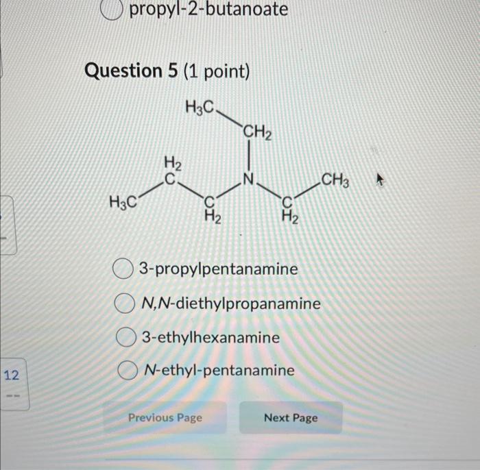 Solved Question 4 (1 point) 2-butoxypropane | Chegg.com