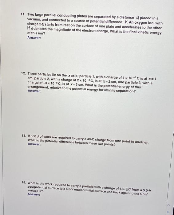 Solved 1. An electrically charged object creates an electric | Chegg.com