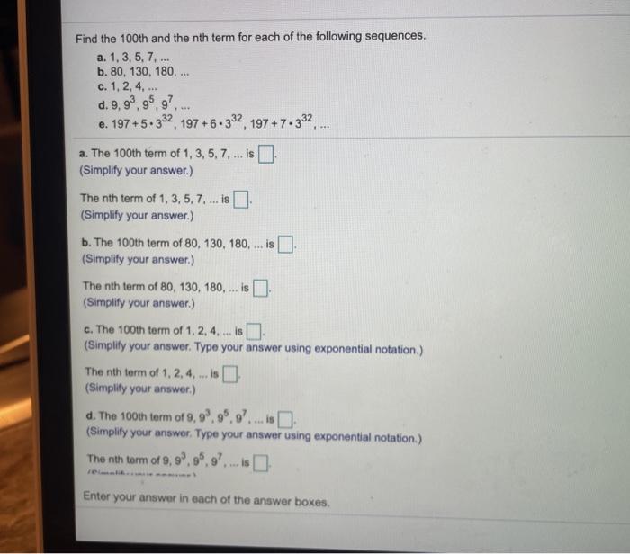 solved-find-the-100th-and-the-nth-term-for-each-of-the-chegg