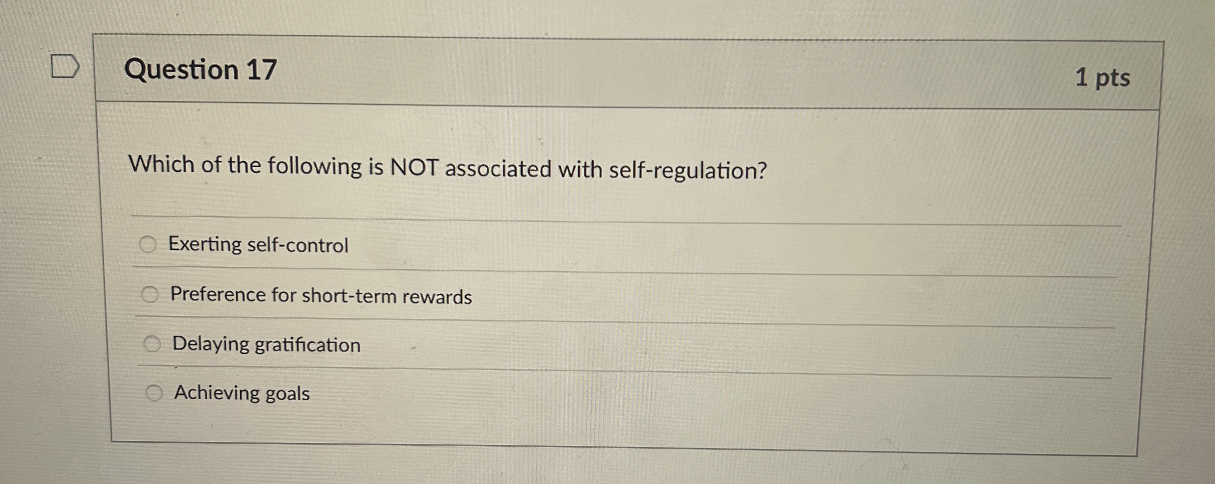 Solved Question 171 ﻿ptsWhich of the following is NOT | Chegg.com