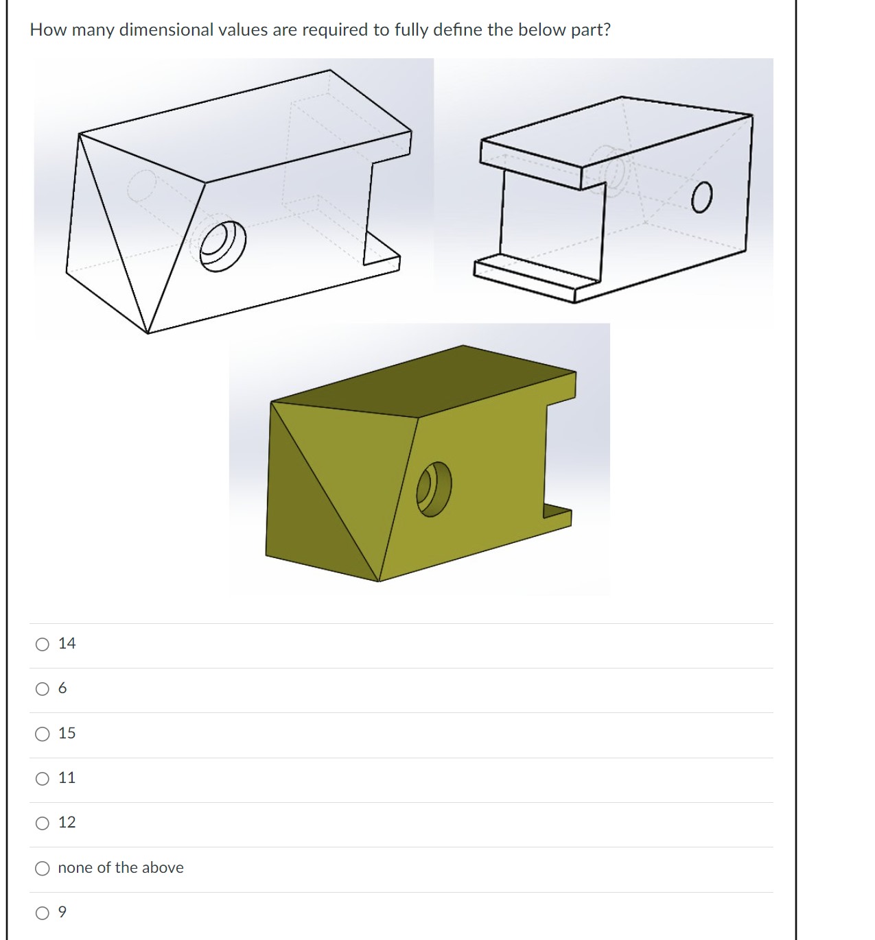 Solved How many dimensional values are required to fully | Chegg.com