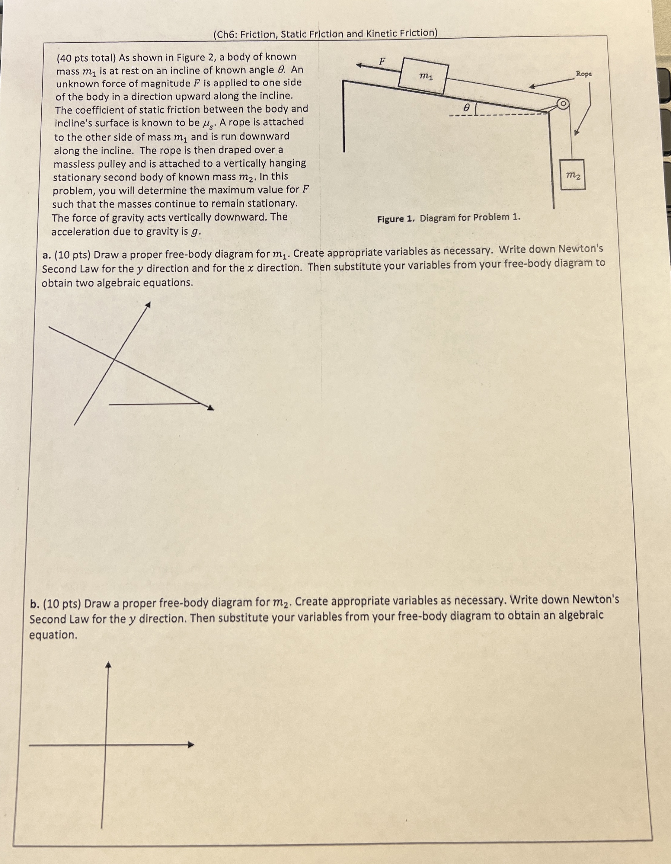 Solved by an EXPERT (Ch6: Friction, Static Friction and Kinetic | Chegg.com