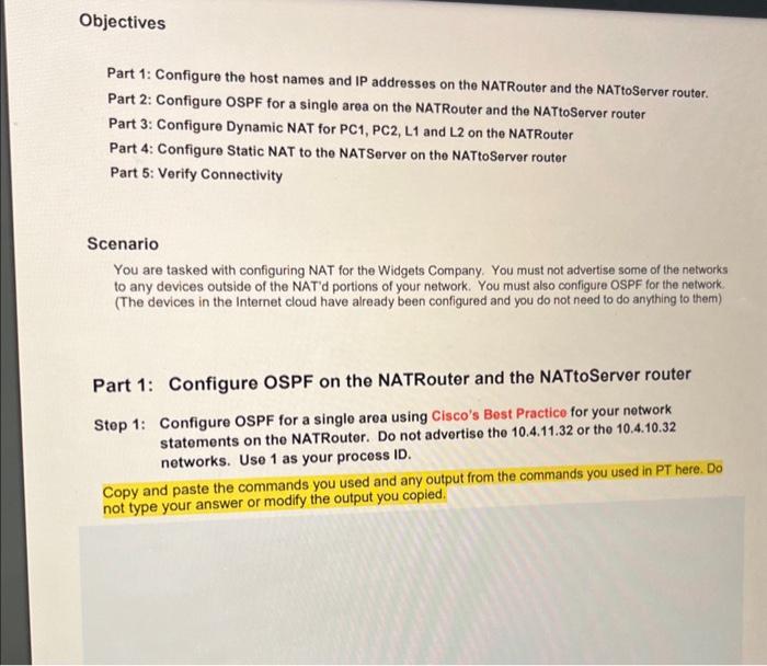 Solved ddressing Table (Devices in the shaded cells have | Chegg.com