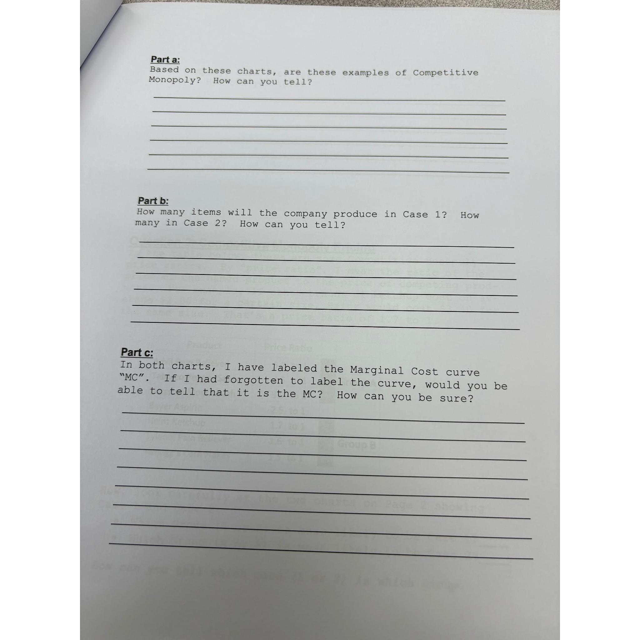 Solved Part a:Based on these charts, are these examples of | Chegg.com