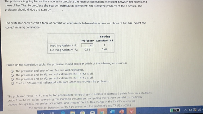 Solved 6. Calculating the Pearson correlation with Z-scores | Chegg.com