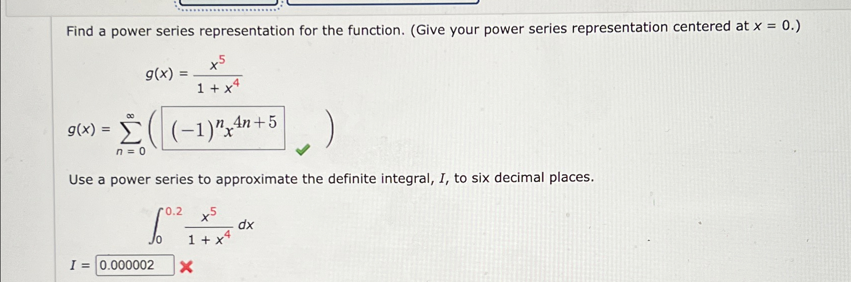 Solved Find a power series representation for the function. | Chegg.com