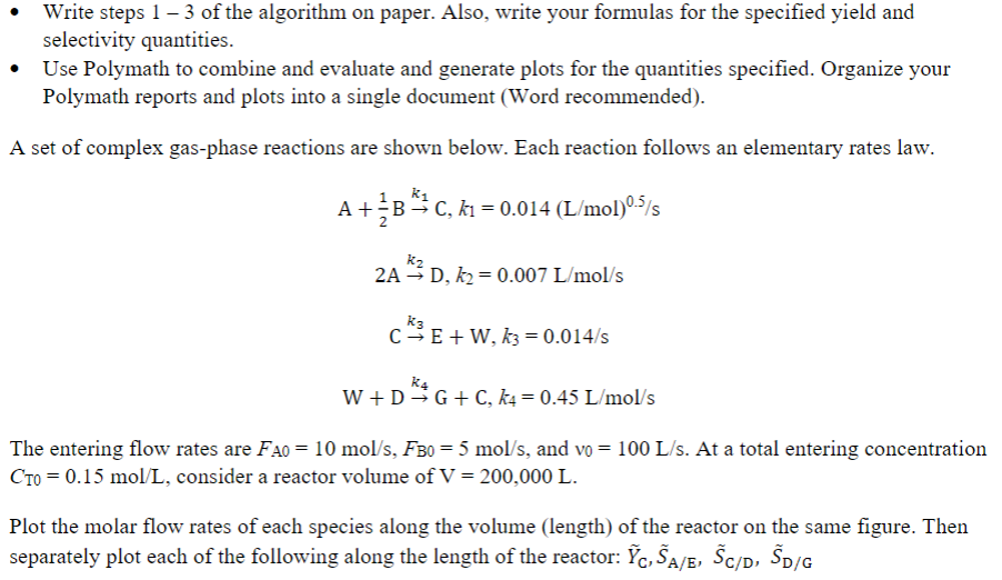Solved Write steps 1-3 ﻿of the algorithm on paper. Also, | Chegg.com