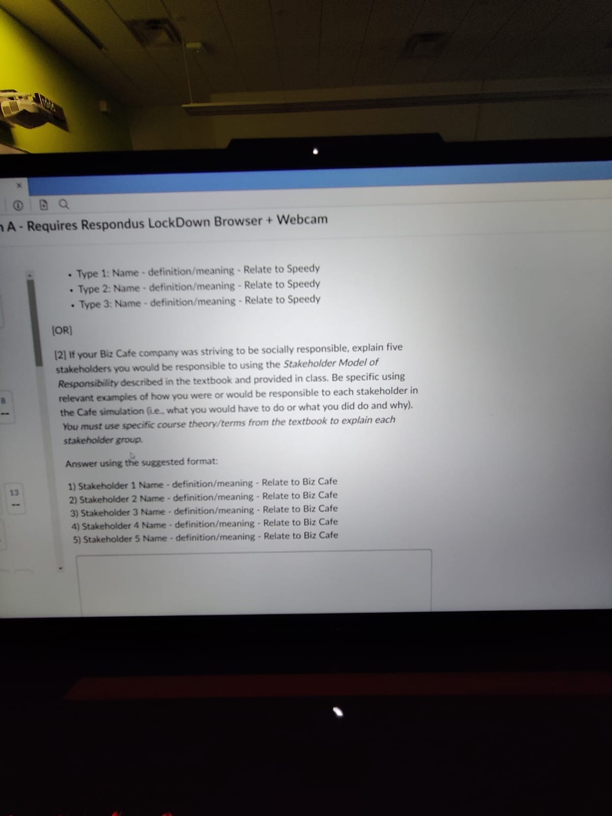 Solved A - ﻿Requires Respondus LockDown Browser + | Chegg.com