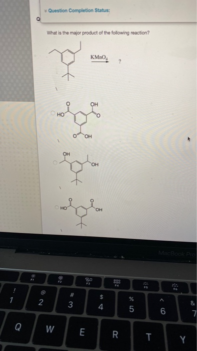 Solved Question Completion Status: What is the major product | Chegg.com