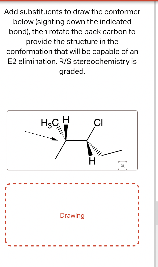 Solved Add substituents to draw the conformer below | Chegg.com