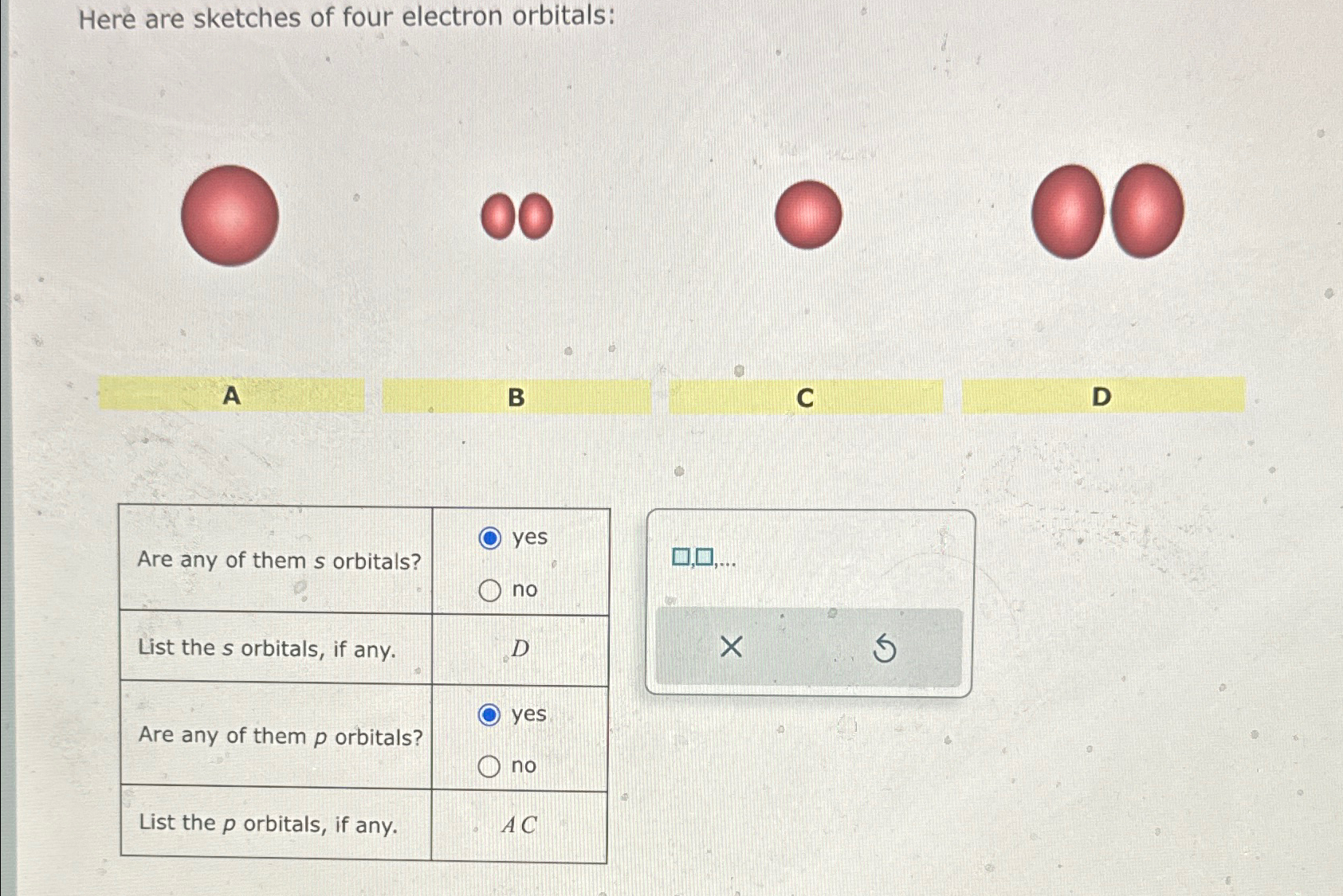 Solved Here are sketches of four electron | Chegg.com