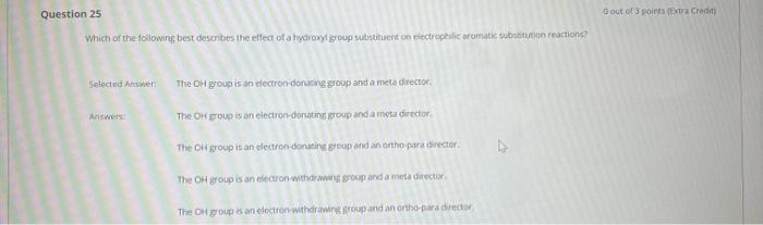 Solved Identify the electuophile in the sulfonation reaction | Chegg.com