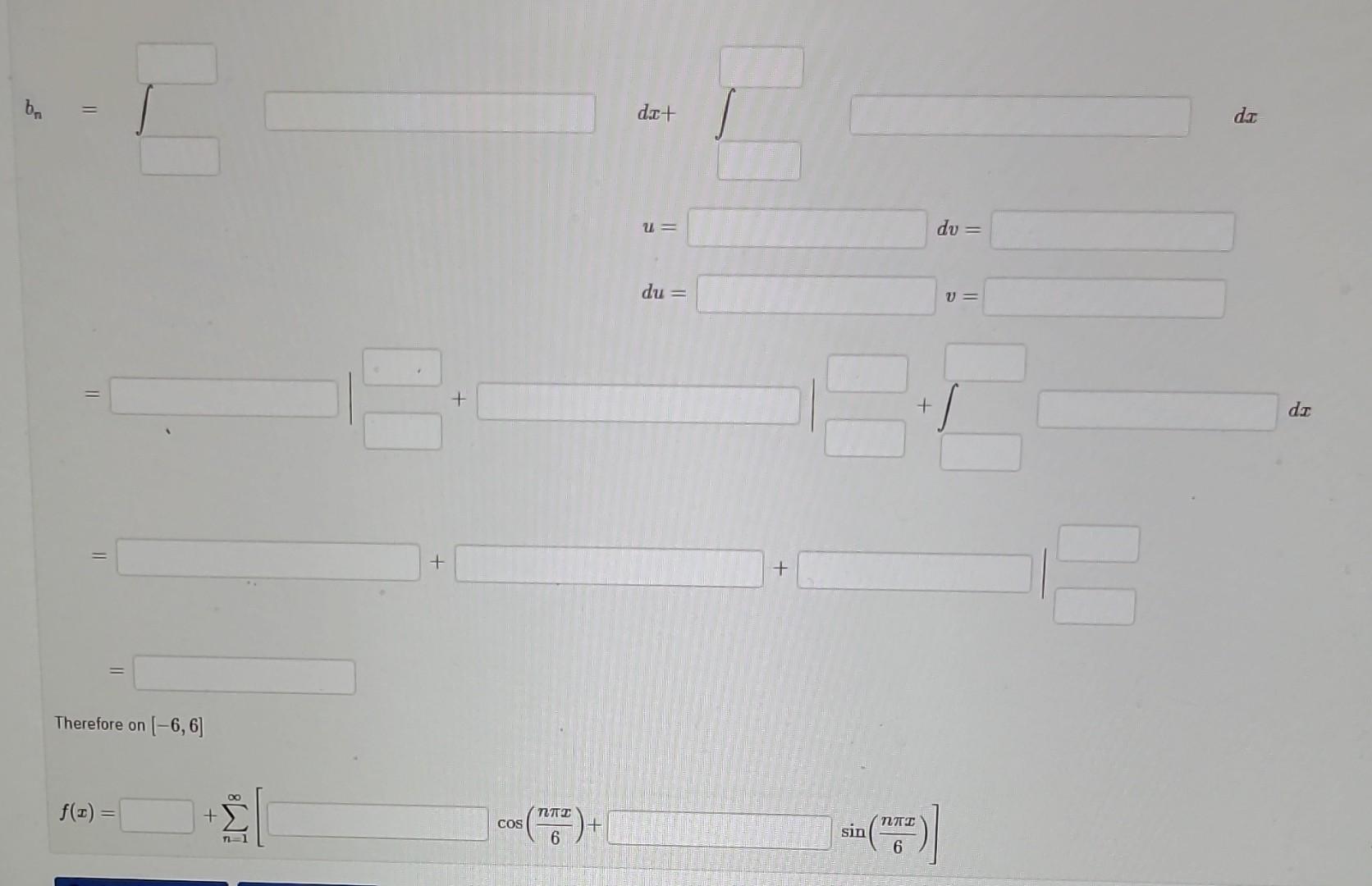 Solved (1 point) Note: The formulas for the Fourier | Chegg.com