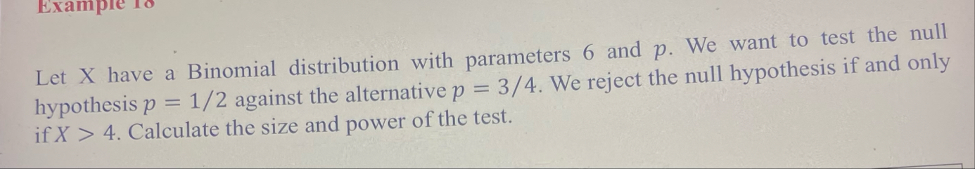 Solved Let X have a Binomial distribution with parameters 6 | Chegg.com