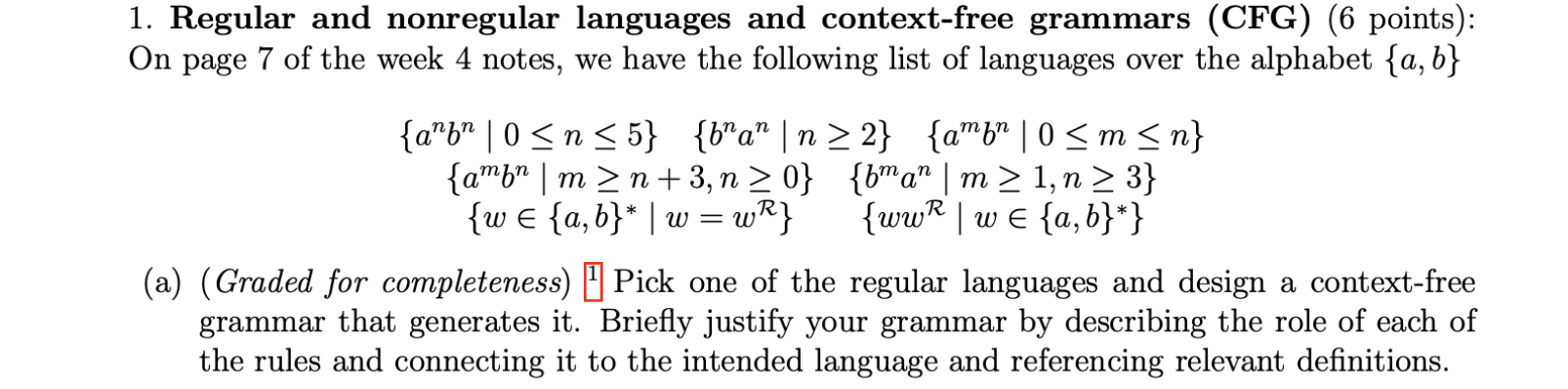 Solved Regular and nonregular languages and context-free | Chegg.com