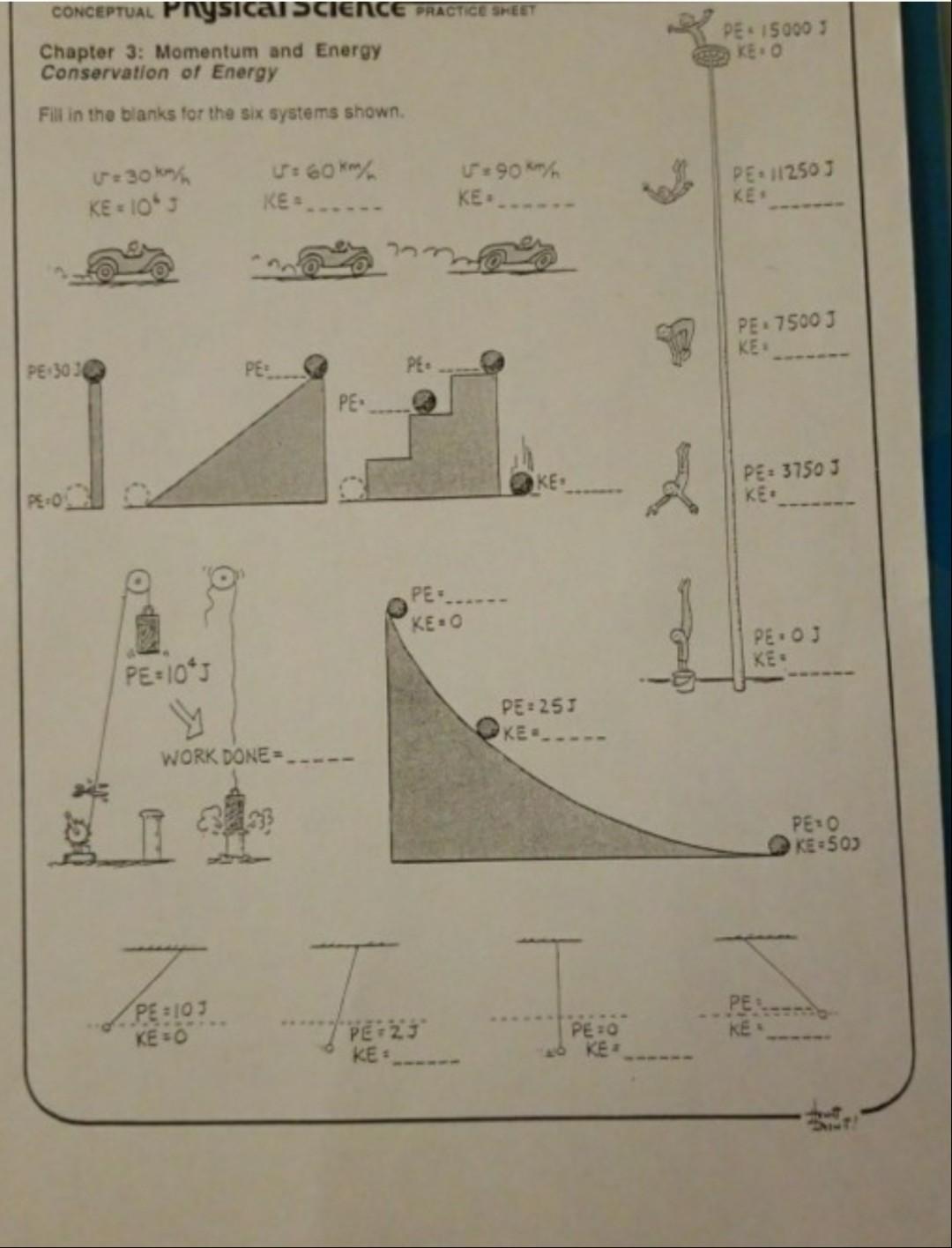 Solved CONCEPTUAL PRysical SciENCE PRACTICE SHEET Chapter 3: | Chegg.com