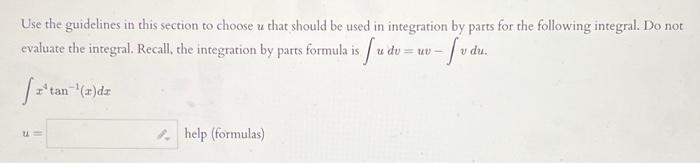 Solved Use the guidelines in this section to choose u that | Chegg.com