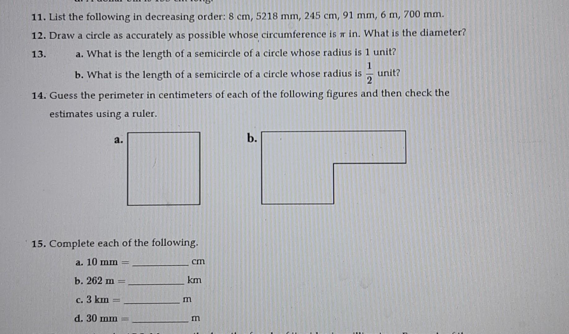 Solved 3. Complete each of the following. a a. 100 in.= yd | Chegg.com