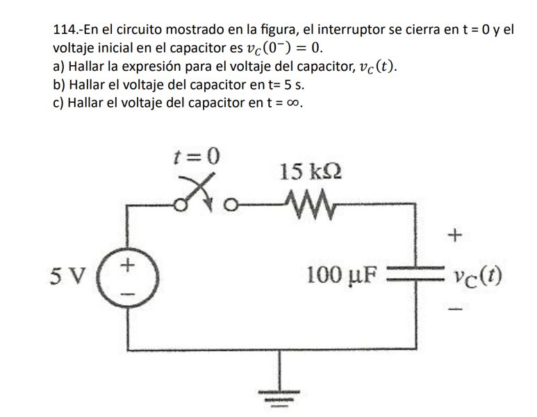 Solved 114.-En el circuito mostrado en la figura, el | Chegg.com