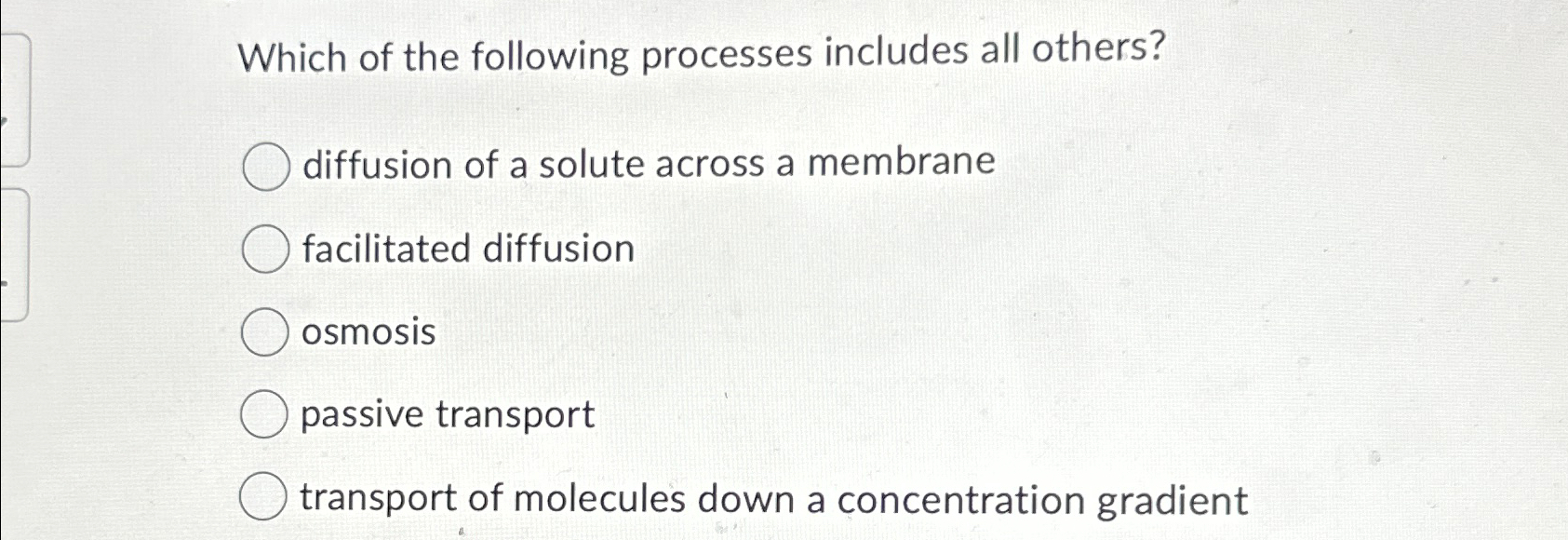 Solved Which of the following processes includes all | Chegg.com