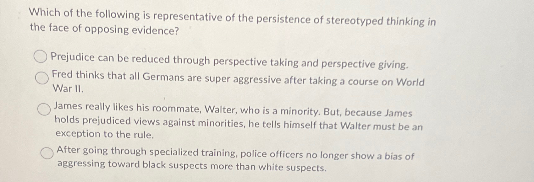 Solved Which of the following is representative of the | Chegg.com