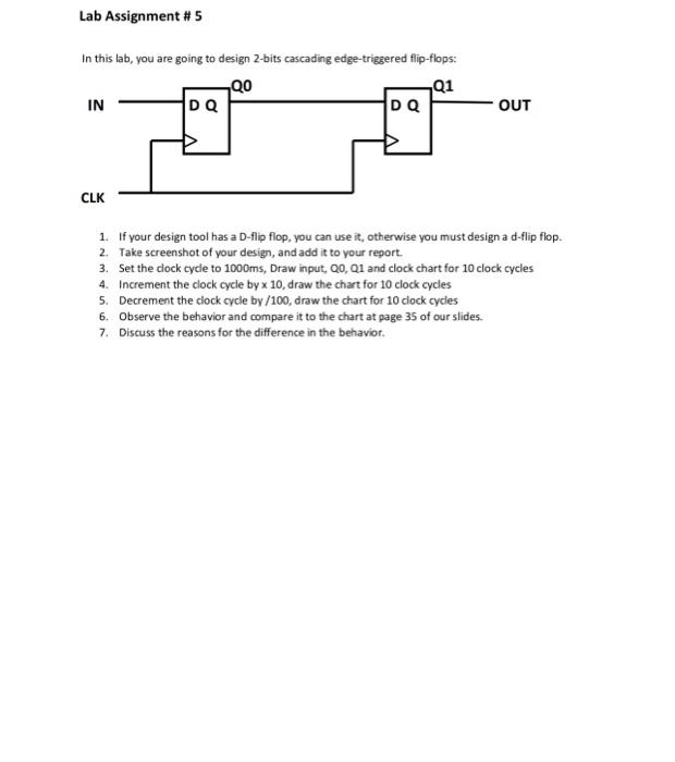 Solved In this lab, you are going to design 2-bits cascading | Chegg.com