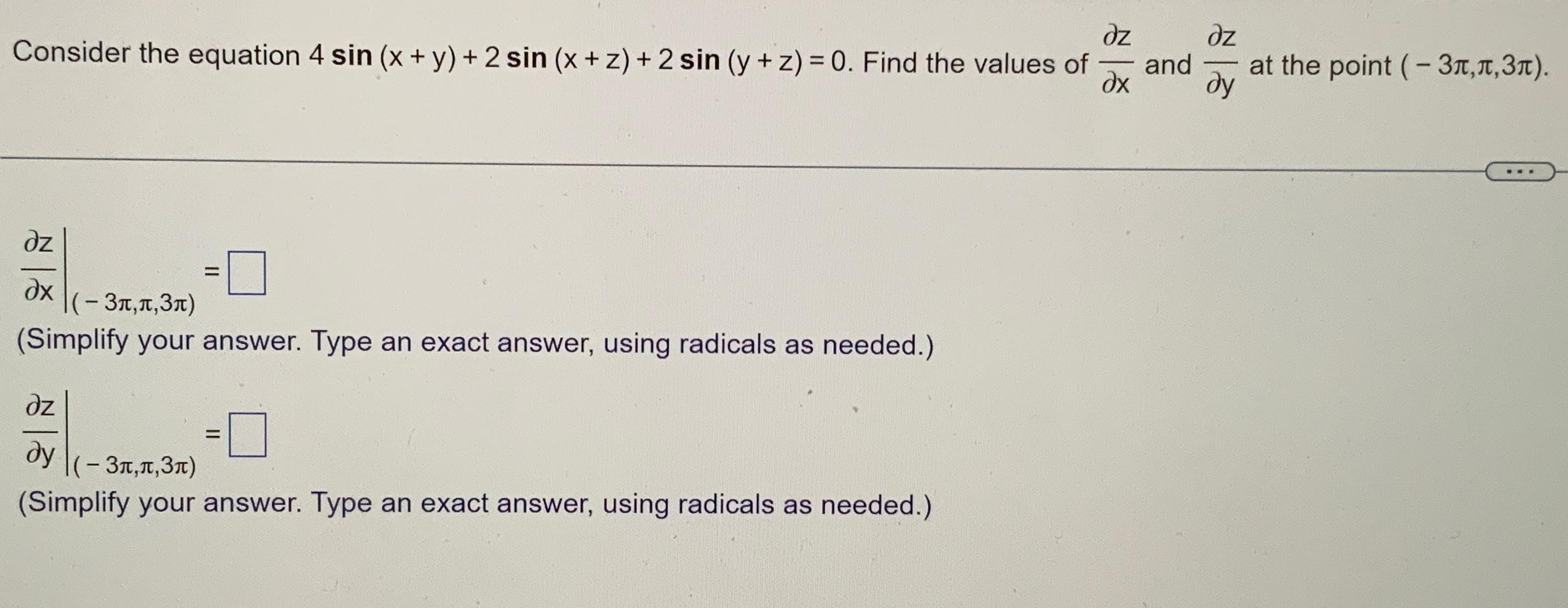 Solved Consider the equation | Chegg.com