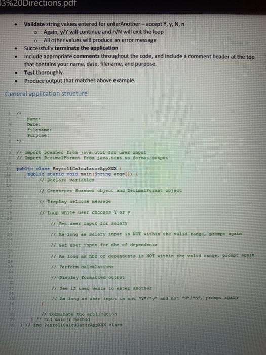 Solved ctions.pdf X Project 3: Payroll Calculator X C | Chegg.com