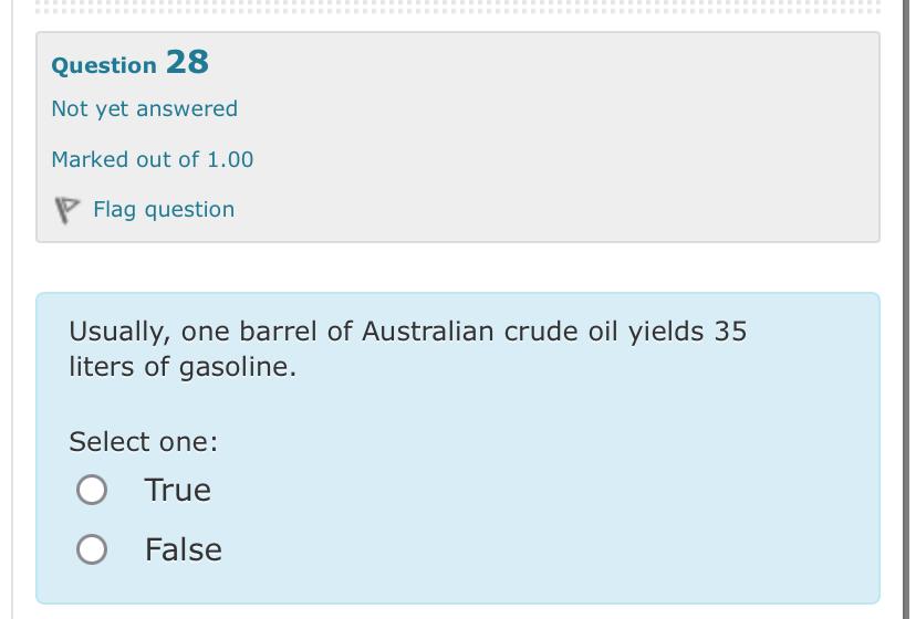 Solved Question 28Not yet answeredMarked out of 1.00Flag | Chegg.com