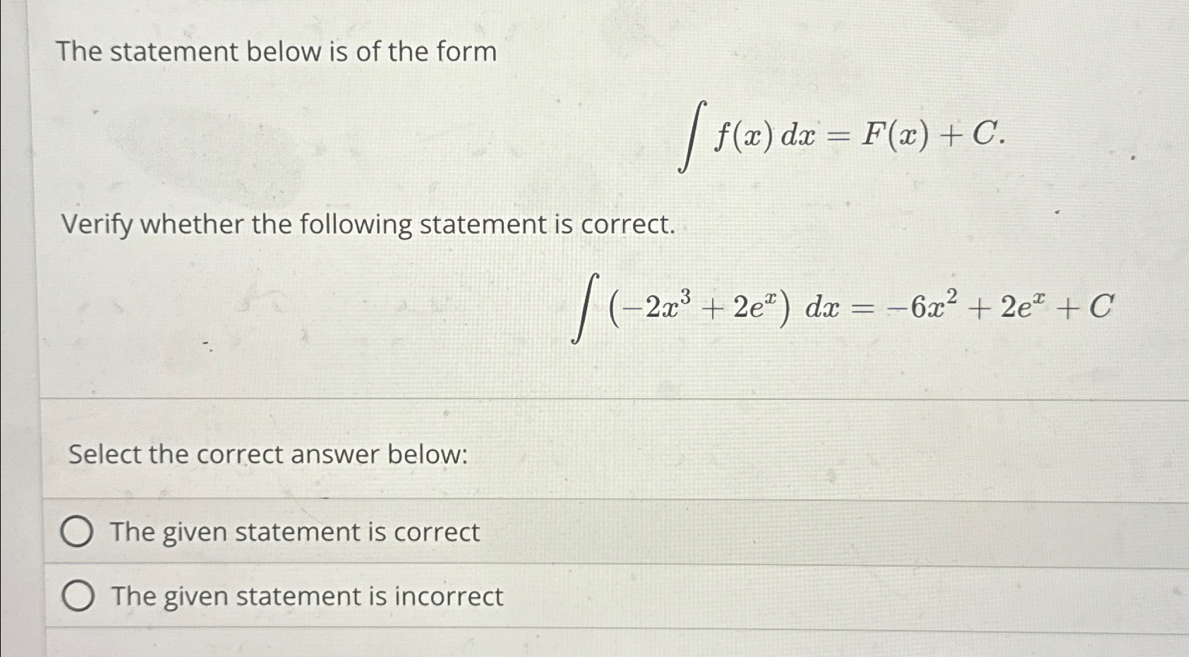Solved The statement below is of the | Chegg.com