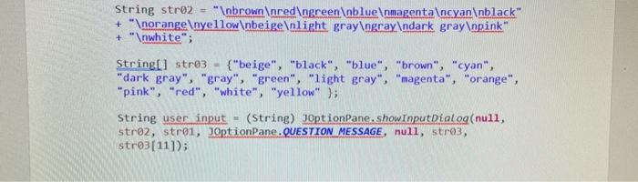 Solved Preliminaries 1. Create an Eclipse Java project. The | Chegg.com
